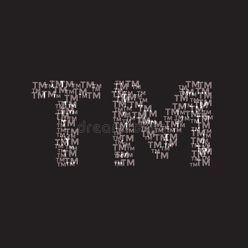 Abstract Infringement Symbol of Trademark Stock Vector - Illustration ...