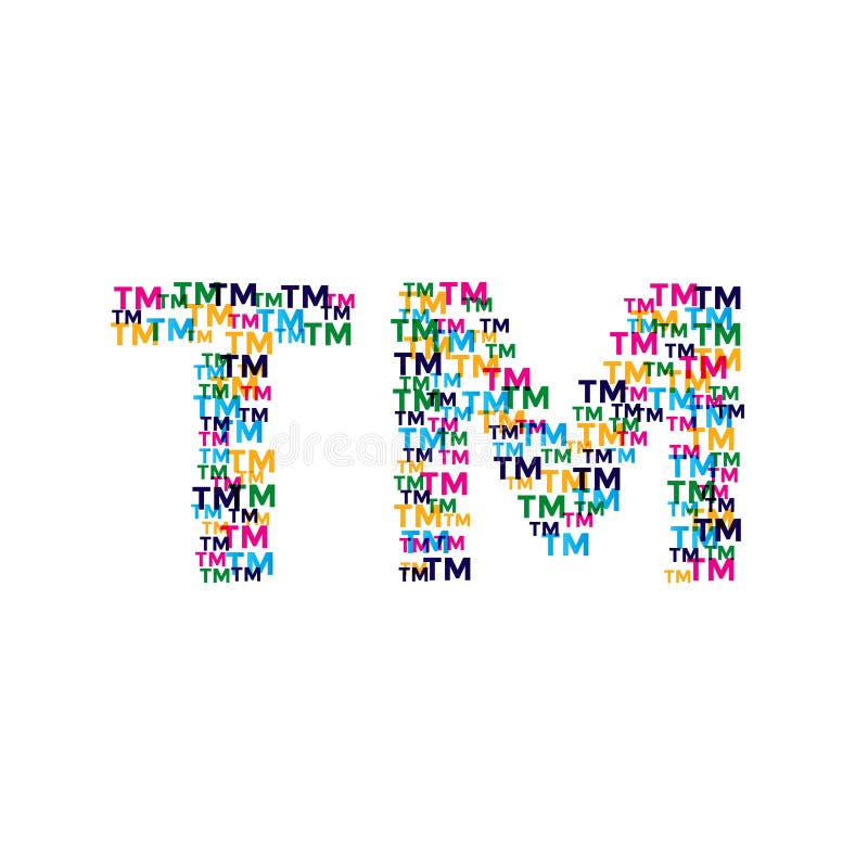 Abstract Infringement Symbol of Trademark Stock Vector - Illustration ...