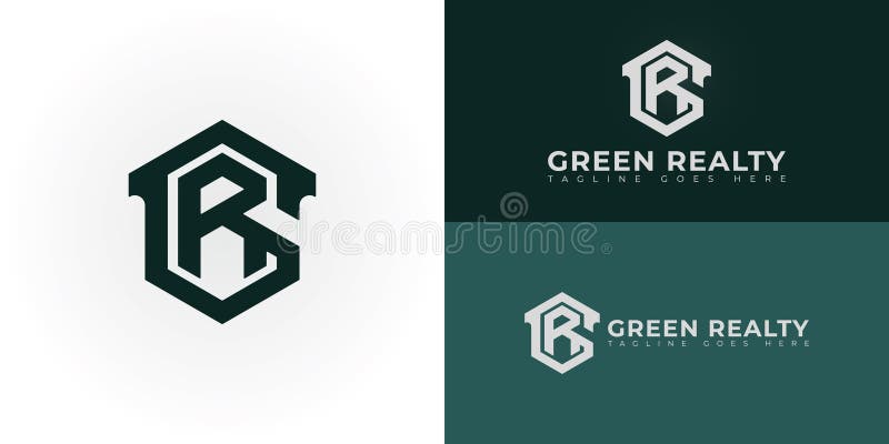 Abstract Initial Hexagon Letters GR or RG Logo in Green Color Isolated ... Abstract Initial Hexagon Letters GR or RG Logo in Green Color Isolated ...