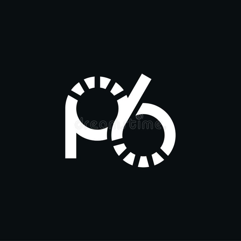 Abstract Letter P6 Logo Design Inspiration Stock Illustration ...