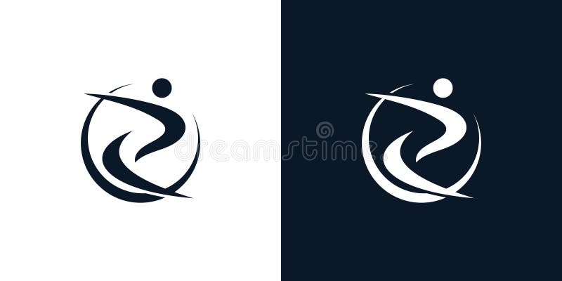 Abstract Letter R People Logo Design, Business Card Vector Template ...