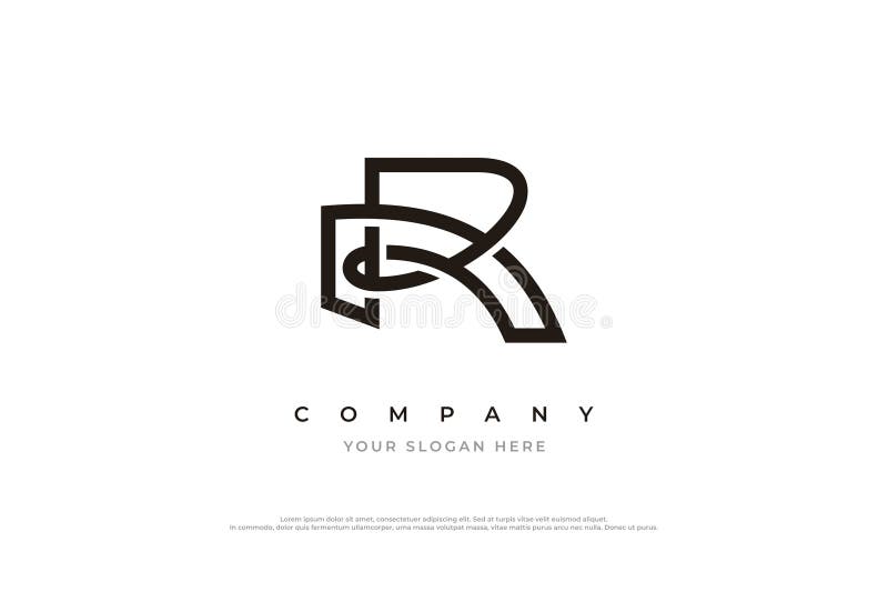 Abstract Initial R Logo Design Vector Stock Vector - Illustration of ...