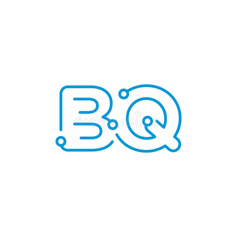 BQ Letters, Electronic Logo Design Vector 001 Stock Illustration ... BQ Letters, Electronic Logo Design Vector 001 Stock Illustration ...