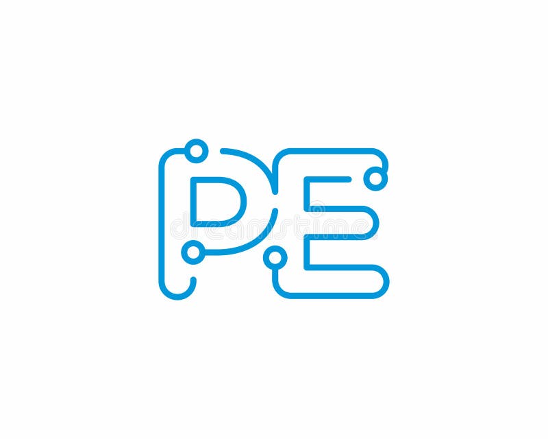 Pe Letter Electric Logo Stock Illustrations – 17 Pe Letter Electric ...