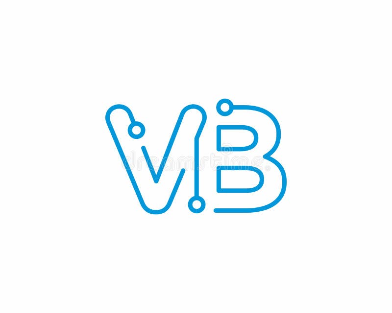 VB Letters, Electronic Circuit, Technology Logo Design Vector 001 Stock ...