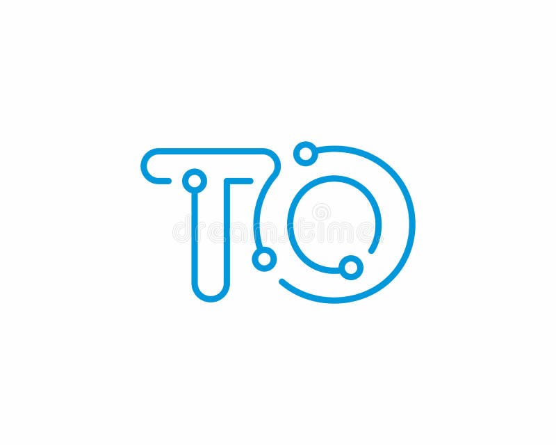 TO Letters Logo Design Vector 001 Stock Vector - Illustration of ...