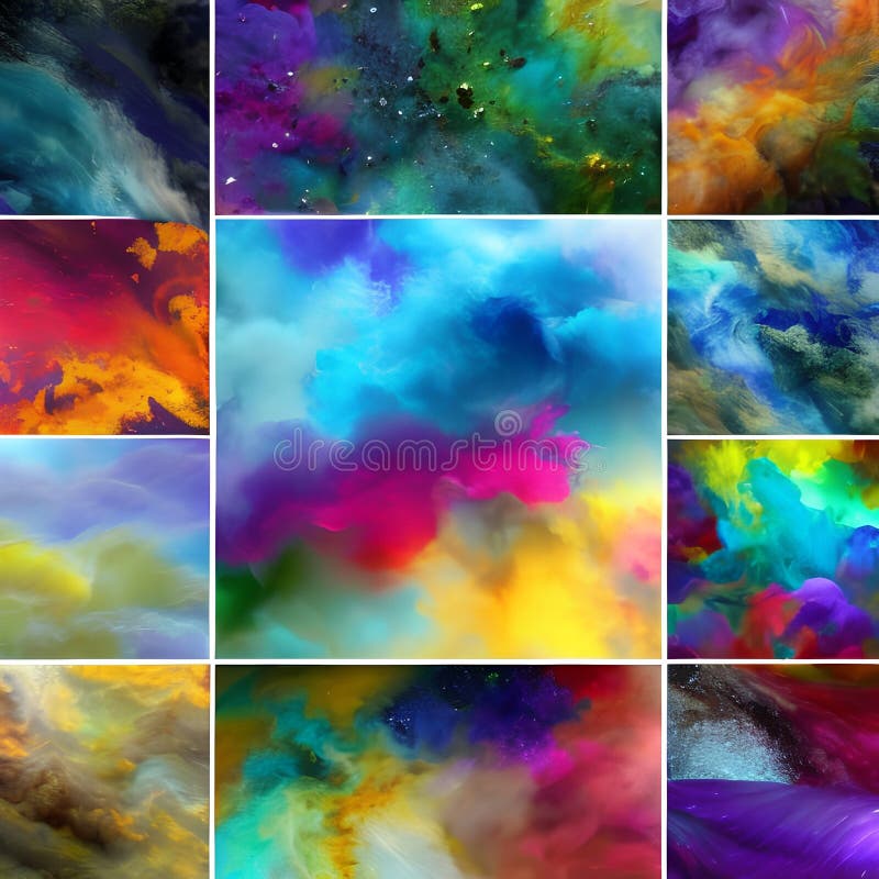 1135 Abstract Ink Blends: a Captivating and Abstract Background ...