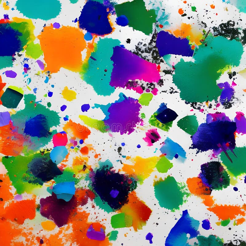 1066 Abstract Ink Blots: a Vibrant and Expressive Background Featuring ...
