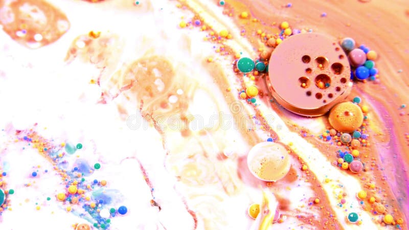 Abstract Ink Drops Bubbles Explode Splash Diffusion Stock Video - Video ...