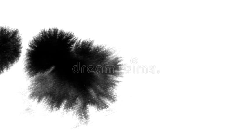 Abstract Ink Drops Explode Splash Diffusion Stock Footage - Video of ...