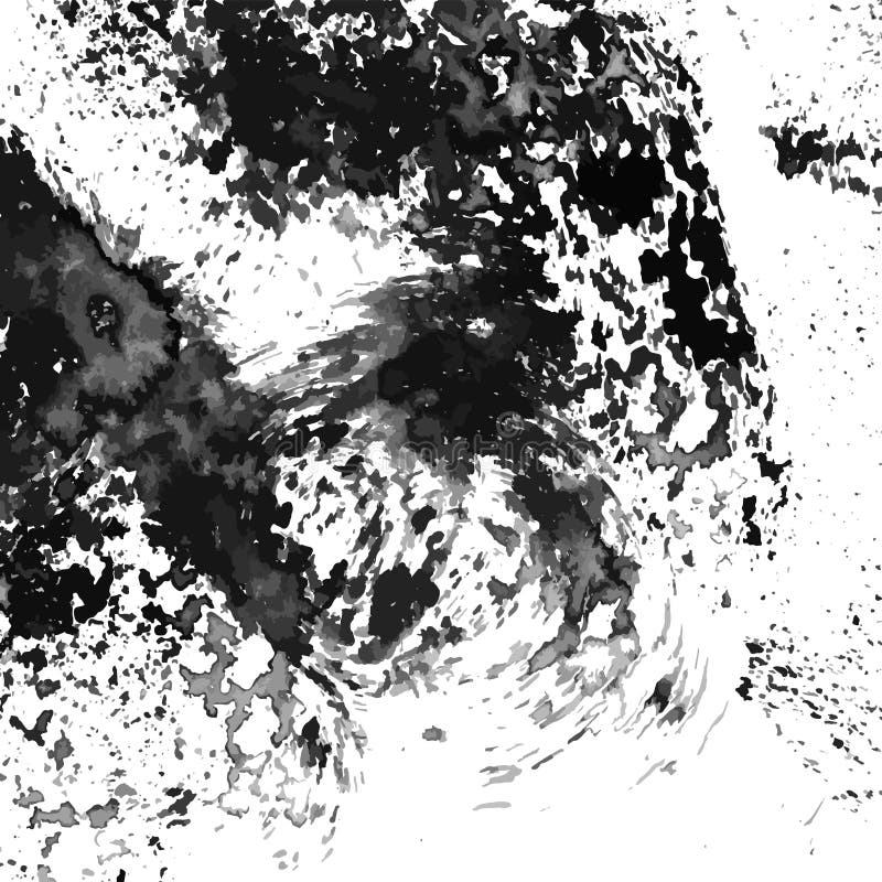 Abstract Ink Grunge Texture Vector Stock Vector - Illustration of ...