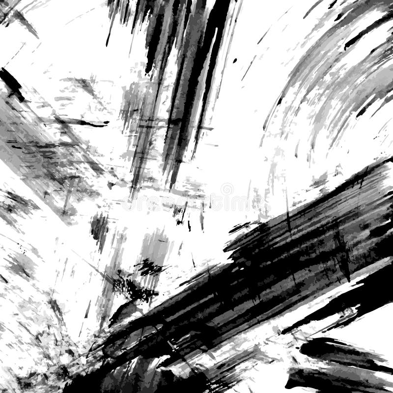 Abstract Ink Grunge Texture Vector Stock Vector - Illustration of touch ...