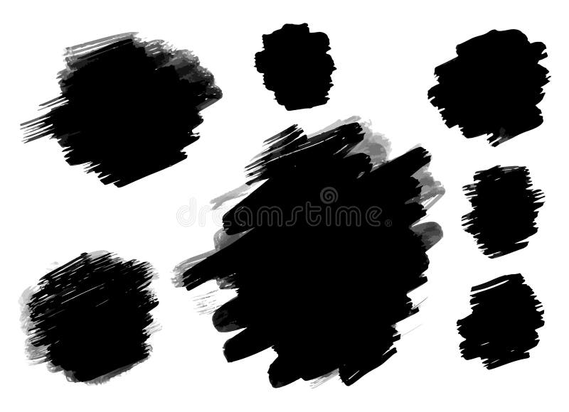 Abstract Ink Grunge Texture Vector Stock Vector - Illustration of black ...