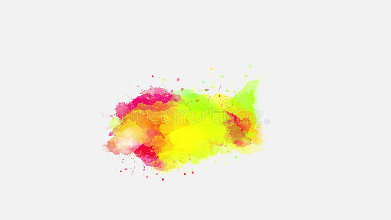 Abstract Ink Paint Brush Strok Splash in Slow Motion Stock Video ...