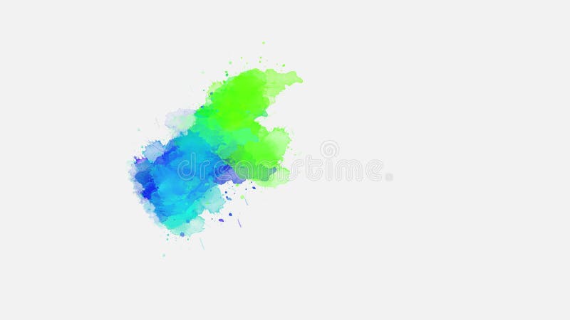 Abstract Ink Paint Brush Stroke Slow Motion Transition Reveal Stock ...