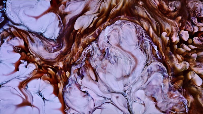 Abstract Ink Paint Diffusion Paradox Illusion Shapes Stock Video ...