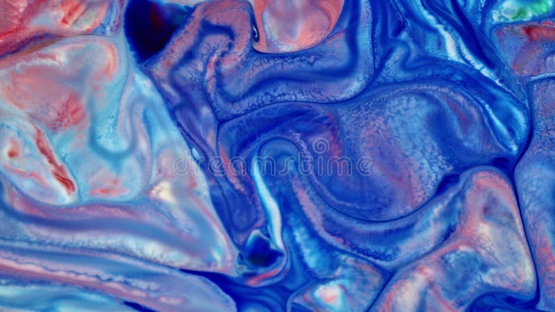 Abstract Ink Paint Diffusion Paradox Illusion Shapes Stock Video ...