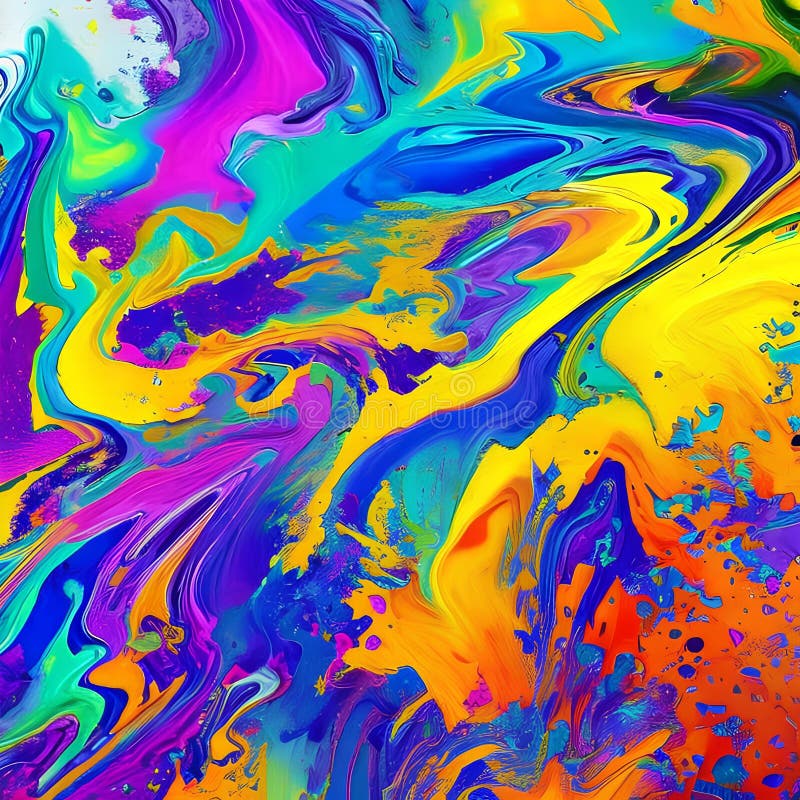 507 Abstract Ink Spills: an Artistic and Expressive Background ...