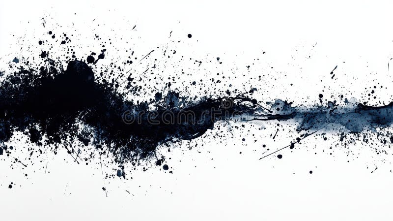 Creative Ink Splash Art Abstract Gallery Digital Artwork Minimalist ...