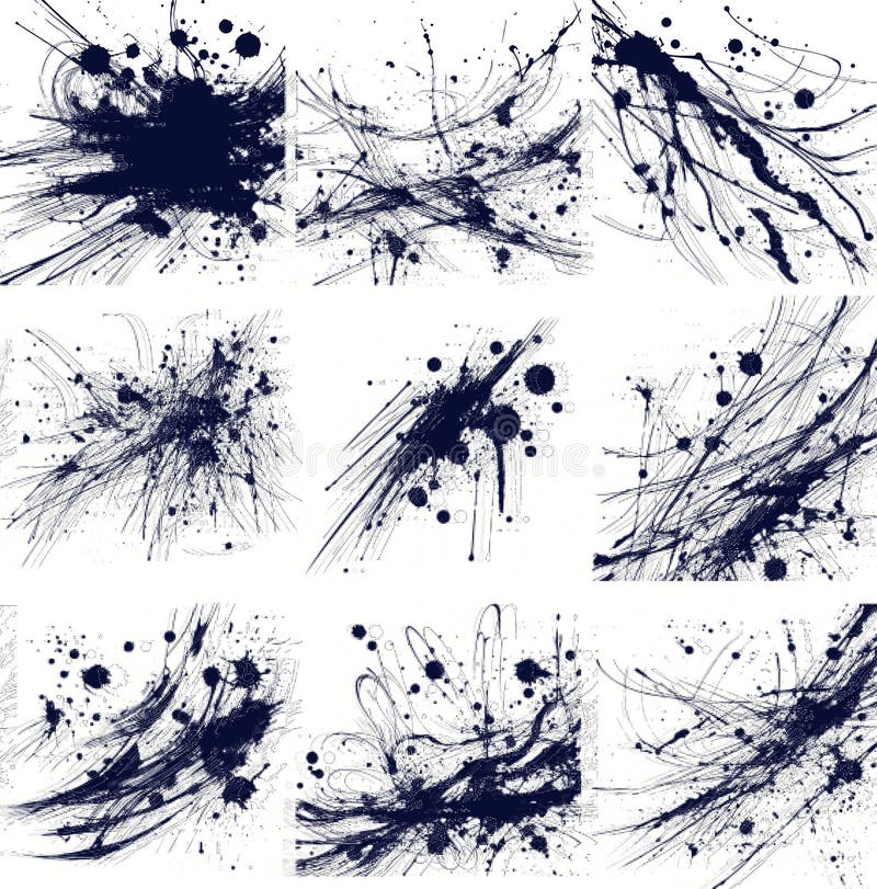 Finer Splatter Patterns Stock Illustrations – 5 Finer Splatter Patterns ...