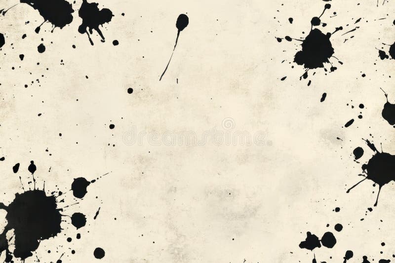 Abstract Ink Splatter Background with Vintage Texture for Creative ...