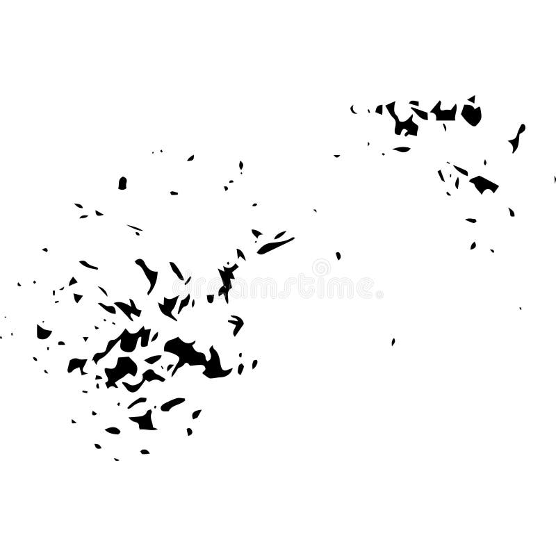 Abstract Ink Splatter with Organic Shapes Stock Vector - Illustration ...