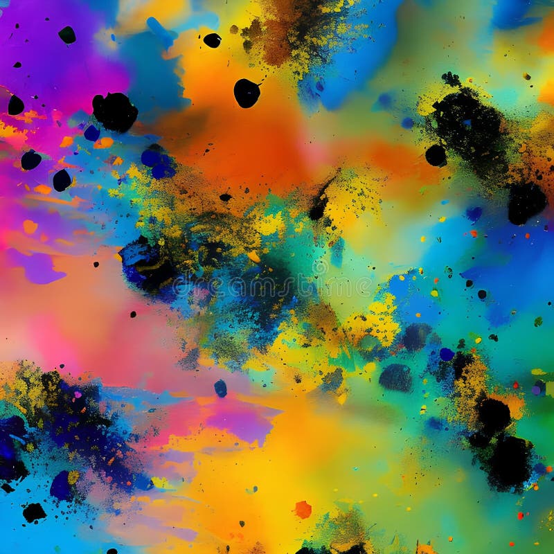 397 Abstract Ink Splotches: an Artistic and Expressive Background ...
