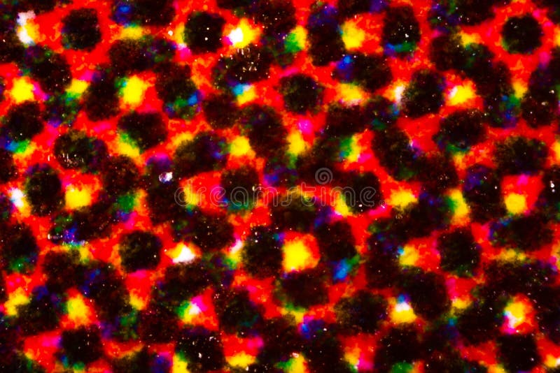 Abstract Ink Spot in Many Color Print on Flyer Paper Under the M Stock ...