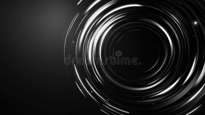 Abstract Ink Swirl Design Creating Peaceful, Dynamic Effect Stock ...
