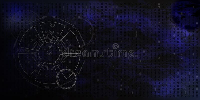 Abstract Innovation Concept Blue Design Stock Illustration ...