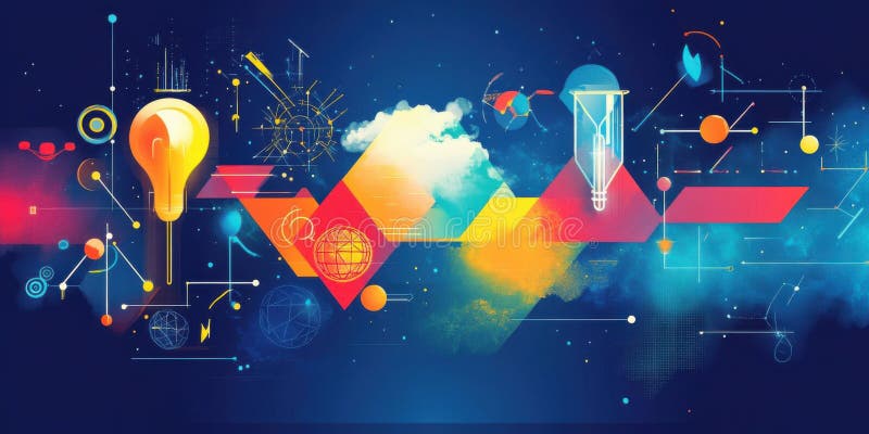 Abstract Innovation Design stock image. Image of global - 370195355