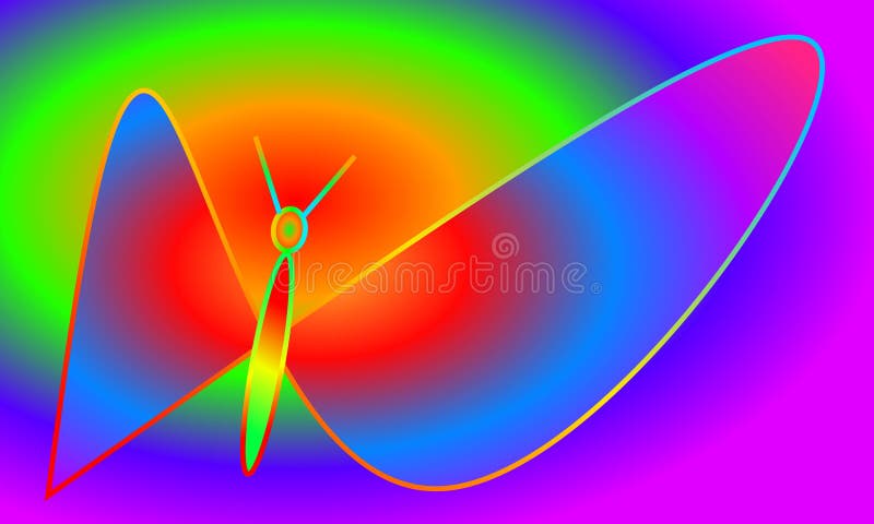 Abstract Insect Illustration for Wallpaper or Background Stock ...