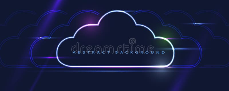 Abstract Insights into the Future of Cloud Computing Stock Vector ...