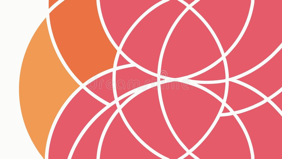 Abstract Interconnected Lines Pattern Red Energetic, Vector Design ...