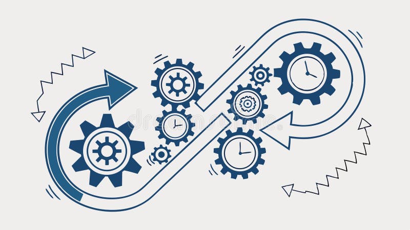 Abstract Interconnected Shapes, Modern Network Design, Vector Design Generative AI Stock Vector ...