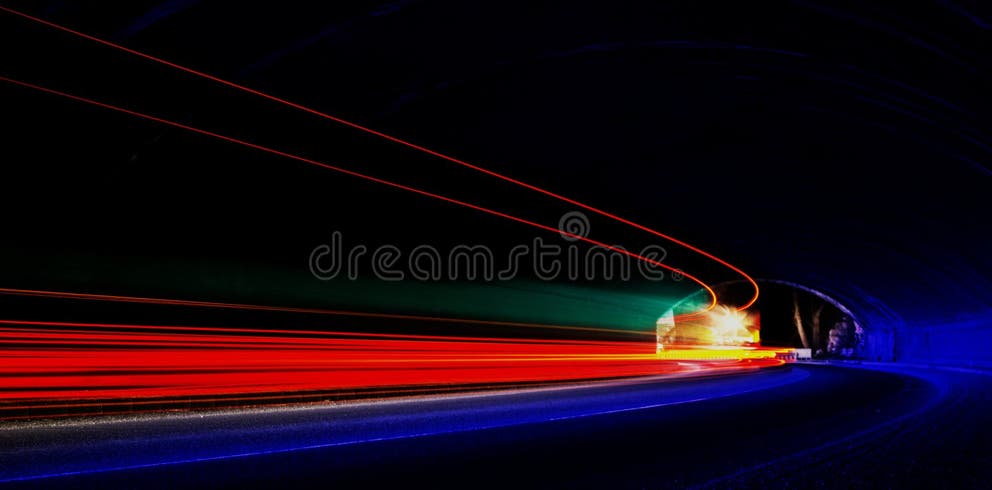 Abstract and Interesting Art Concentration of Lights Stock Image ...