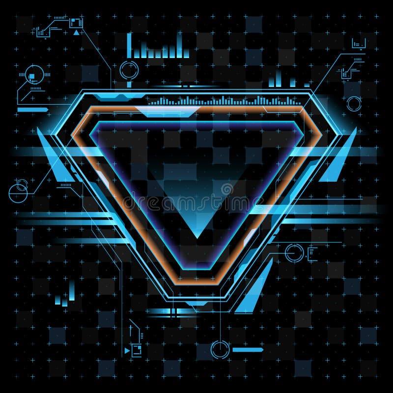 Abstract interface stock vector. Illustration of design - 54793329