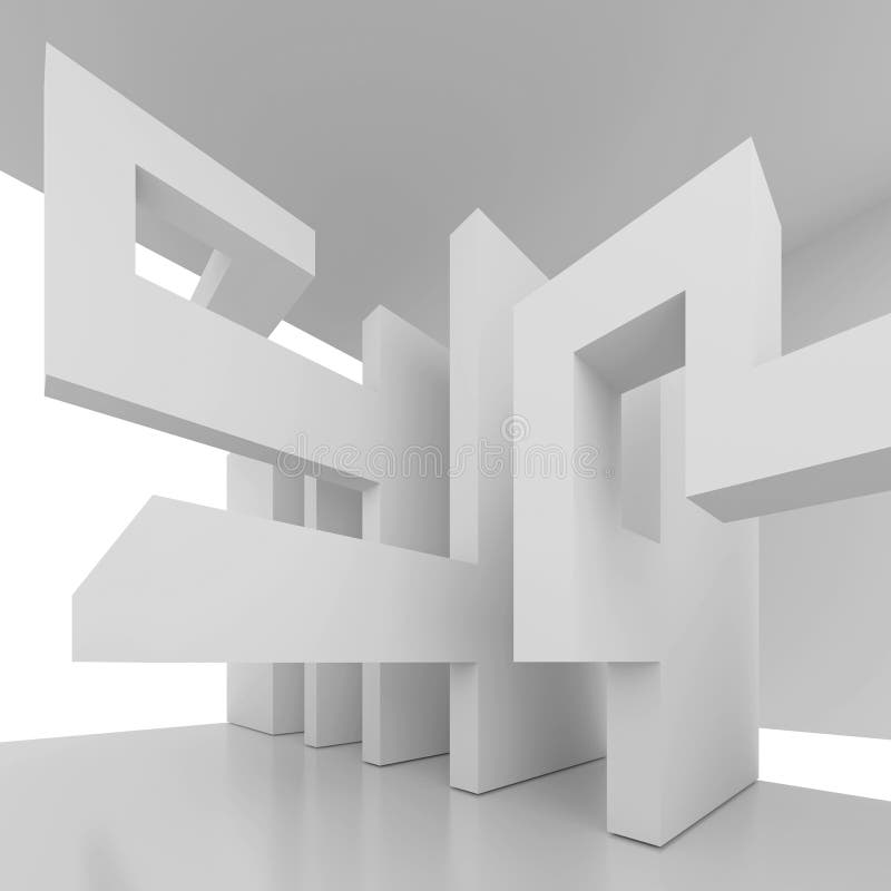 Abstract Interior stock illustration. Illustration of interior - 96675105