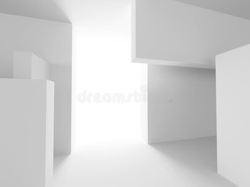 Abstract Interior Design. Architecture Background Stock Illustration ...