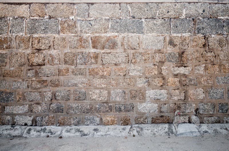 Abstract Interior with Rough Stone Wall Stock Photo - Image of design ...