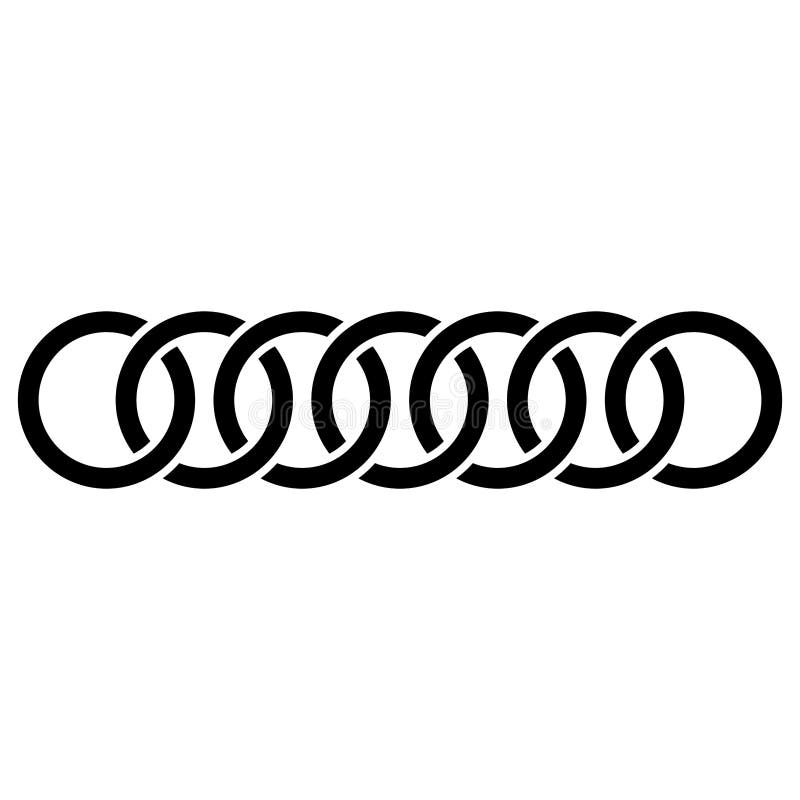 Abstract Interlace, Interweave Geometric Circle Element. Intersecting ...