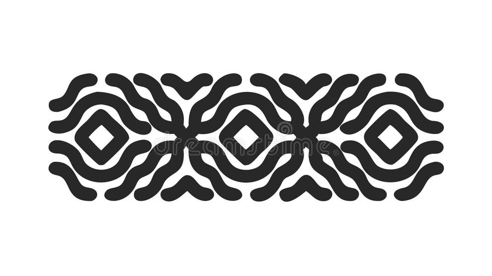 Abstract Interlocking Pattern, Dynamic and Continuous Loop Design ...
