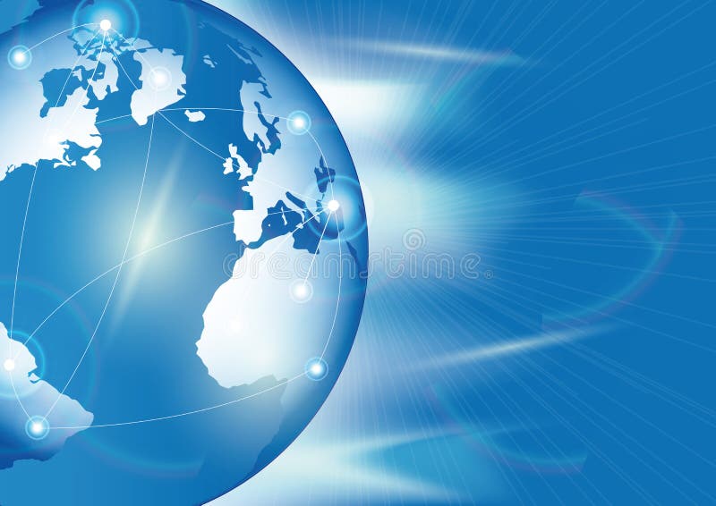 Abstract Internet Background Stock Vector - Illustration of continental ...