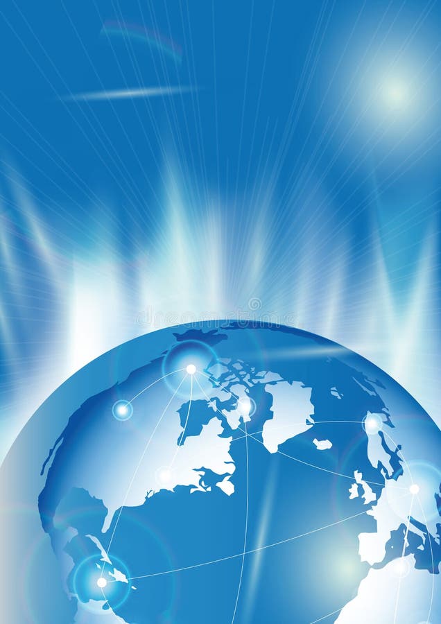 Abstract Internet Background Stock Vector - Illustration of globe ...
