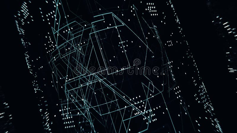 Abstract Internet Background, Technology Speed Concept. Speed Tunnel ...