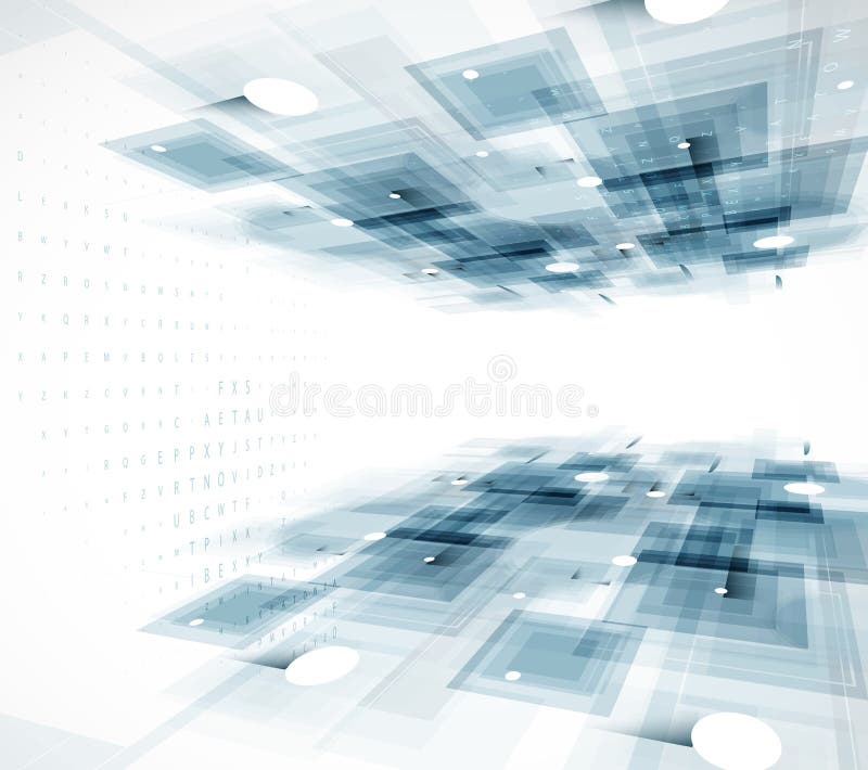 Abstract Internet Computer Technology Business Solution Stock ...