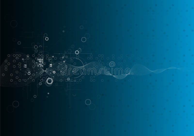 Abstract Internet Computer Technology Business Solution Stock ...