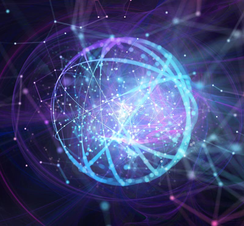 Abstract Internet Connection Network Background with Motion Effects ...