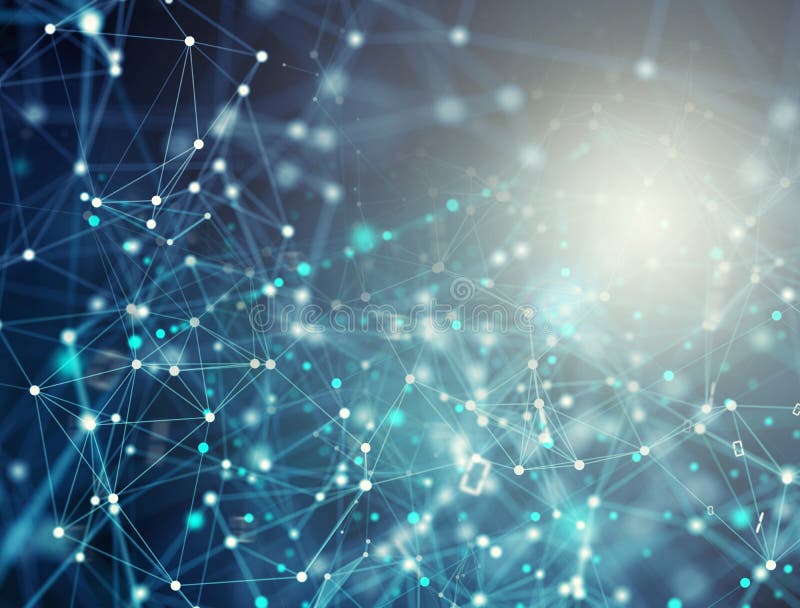 Abstract Internet Connection Network Background with Motion Effects ...