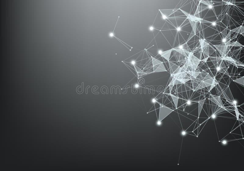 Abstract Internet Connection and Technology Graphic Design. Data ...